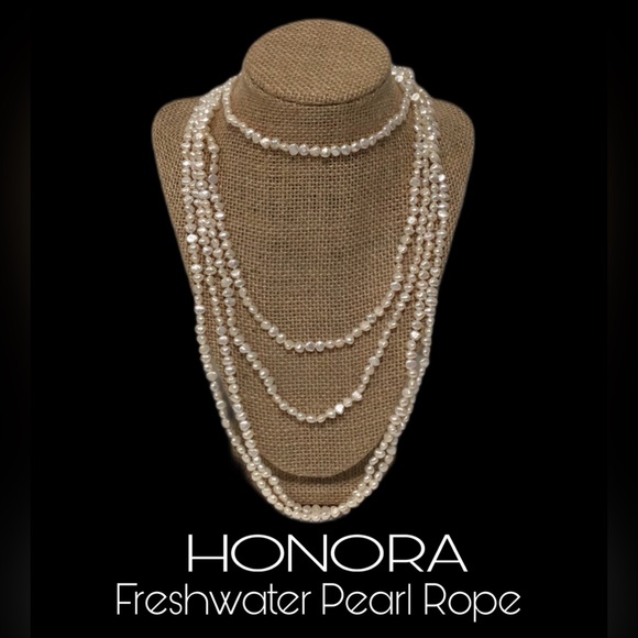Honora | Jewelry | Honora Freshwater Collection Pearl Rope Nugget Shape ...